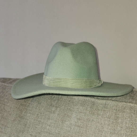 Accessories | Mint Green Fedora Hat | Poshmark